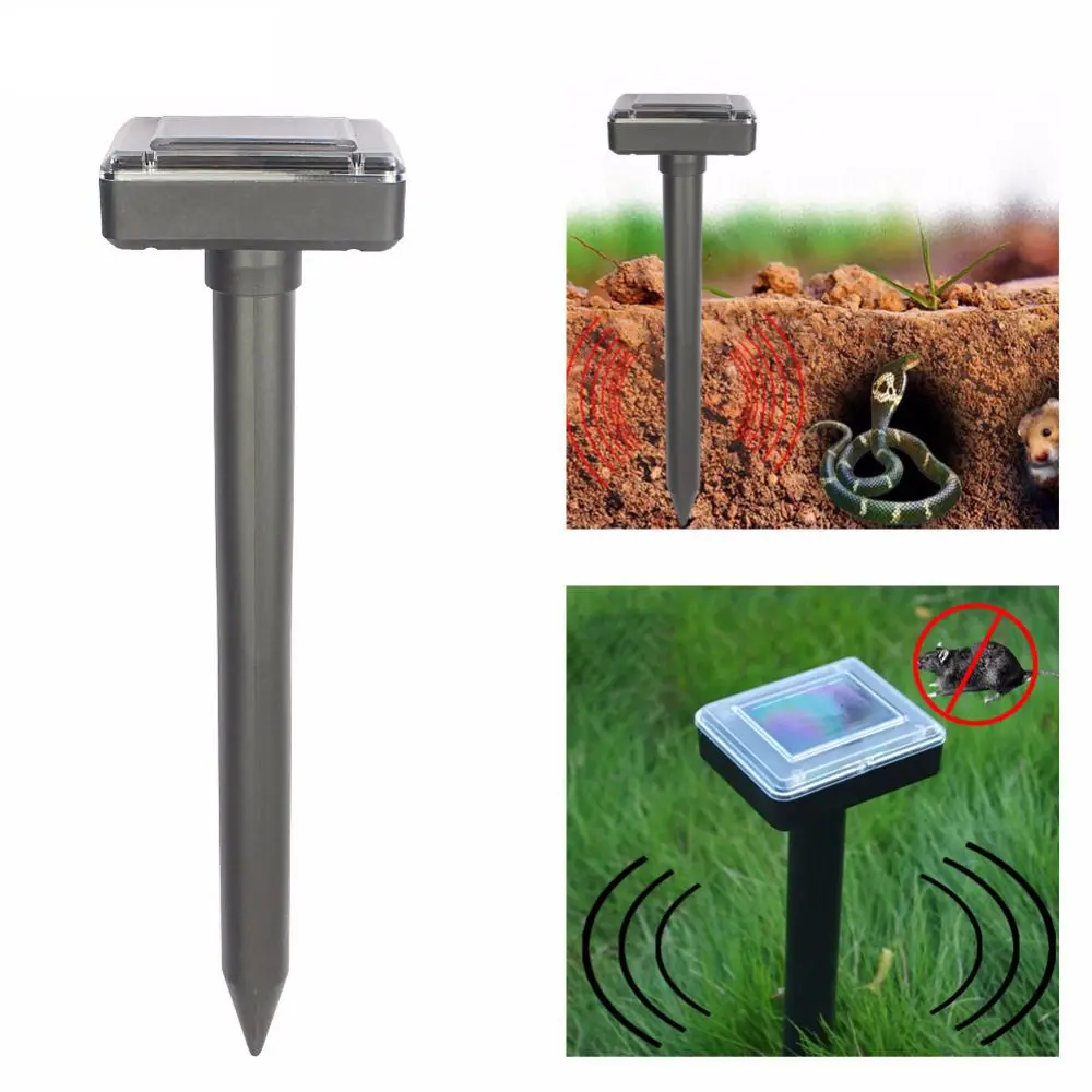 Solar intercalation ultrasonic repeller Mouse snake Mosquito Repellent ...