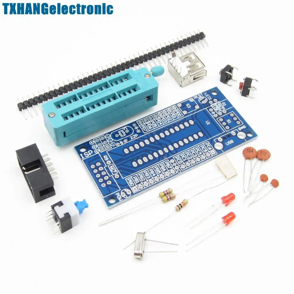 ATmega8 ATmega48 ATMEGA88 Development Board AVR (NO Chip) Kit ...