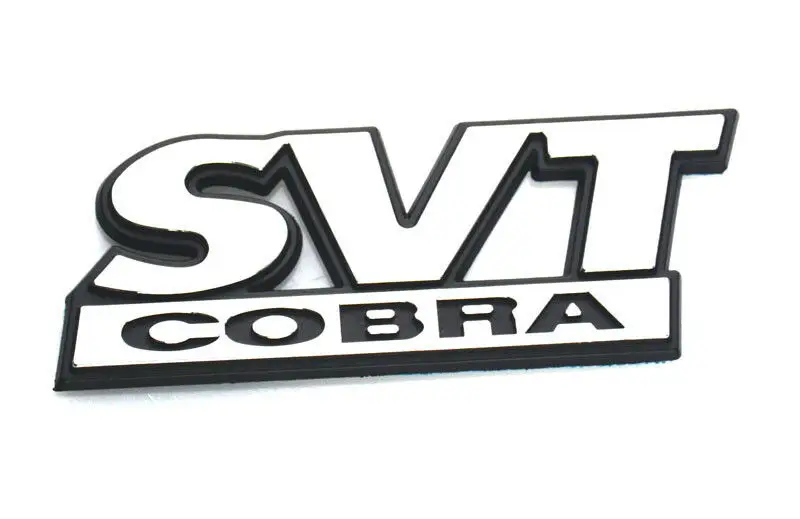 1x ใหม่ SVT COBRA รถบรรทุกฝาปิด Emblem Badge รถสำหรับ Ford Mustang สติก ...