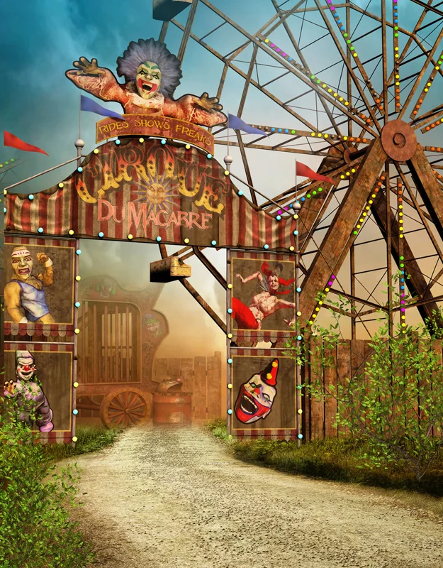 Carnival Themed Backdrop