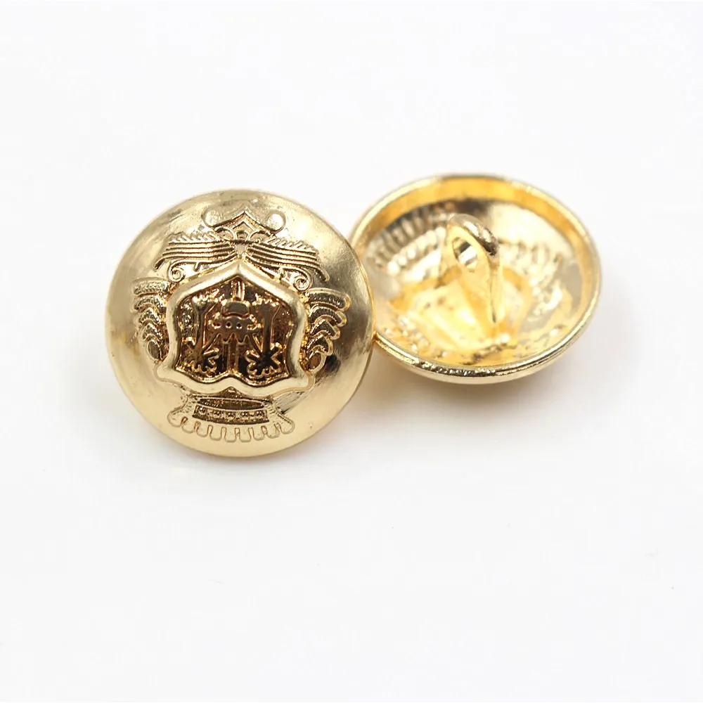 10pcs-lot-Retro-Style-metal-button-Gold-for-clothing-sweater-coat ...