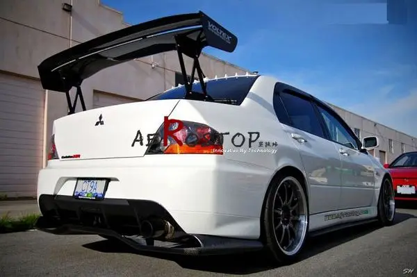 Evo Voltex Rear Diffuser With Fitting Kits Carbon Fiber In Body Kits ...