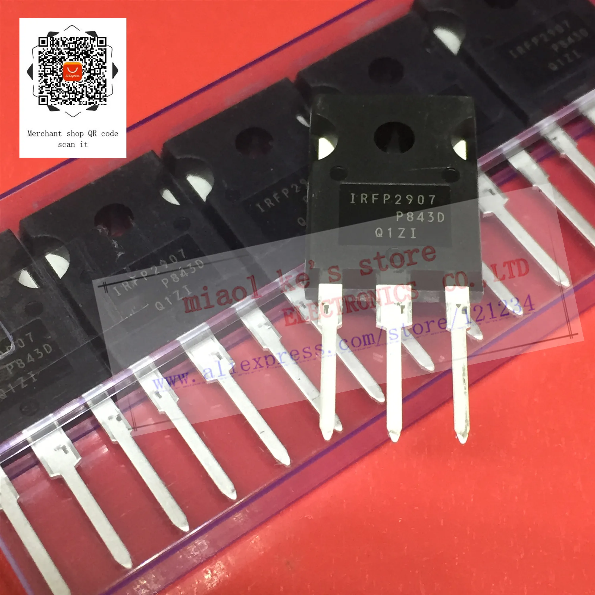 [5 шт./1 лот] ; IRFP2907PBF IRFP2907 TO-247-MOSFET n-канал 75 в 209A(Tc ...