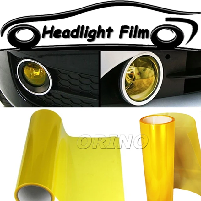 12 Rolls Car Light Sticker Film 3 Layer Fog Light HeadLight Taillight ...