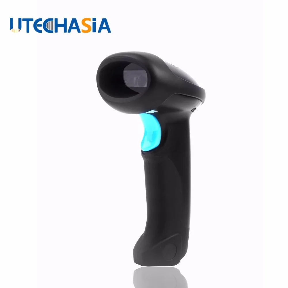 Wireless Handheld Barcode Scanner 2.4G 1D USB Linear Array CCD Red ...