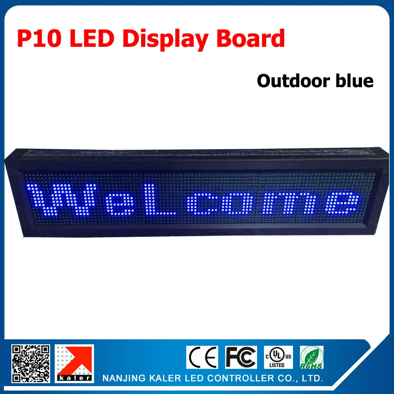 Blue Usb Programmable Scrolling Led Signage Message Board Display Led Message Display Signs Open