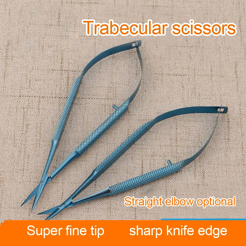 Ophthalmic Instruments High Quality Stainless Steel Scissors 11.5cm ...