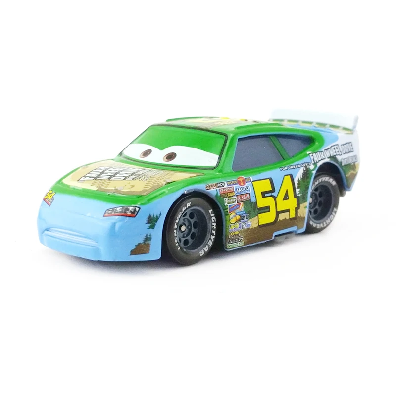 Disney Pixar Cars No. 54 가짜 휠 Drive 1:55 다이 캐스트 Metal 합금 Toy 차 Model ...