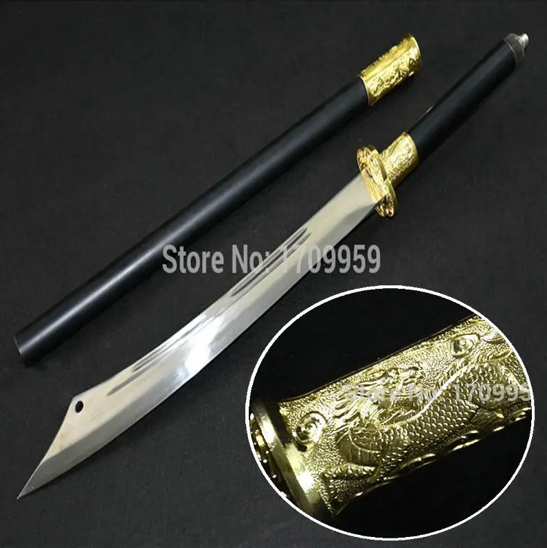128CM*Long Handle Chinese Tradition WuShu Broadsword Sword KungFu Kylin ...
