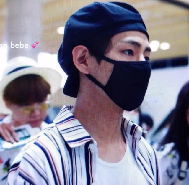 KPop Bts V Bangtan FX krystal punk cap cortex Beret cap hat official ...