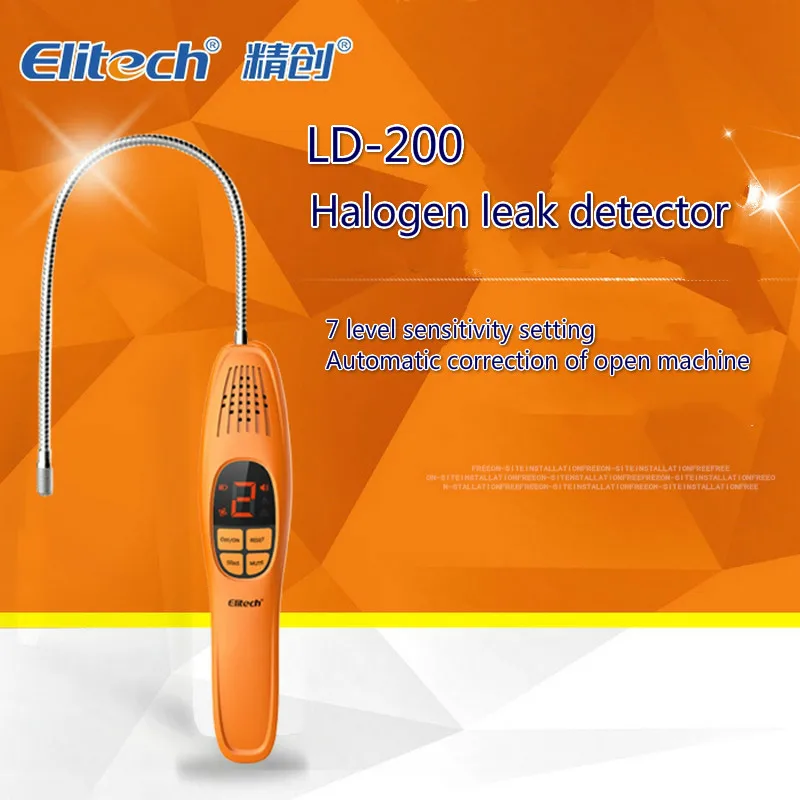 LD 200 lithium battery hand held electronic halogen leak detector ...