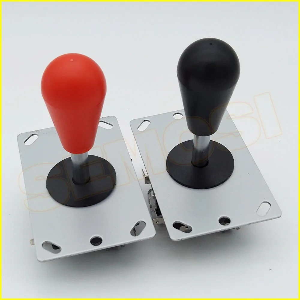 2pcs Classic Like Sanwa 8 way Arcade Joystick Oval Ball Joy Stick with ...