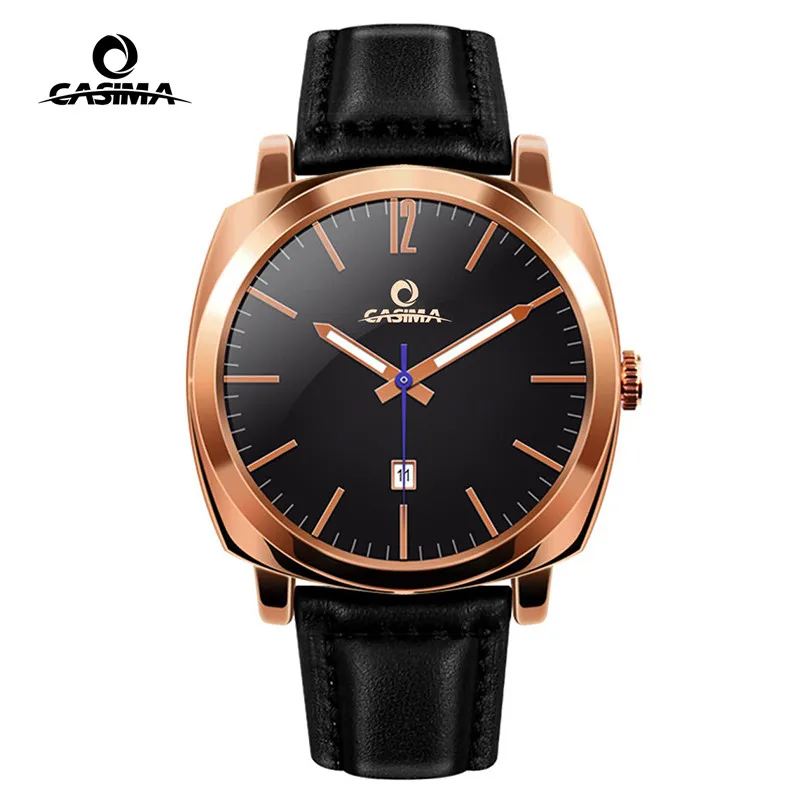 CASIMA Brand Fashion Rose Gold Business Watch For Men Luxury Waterproof ...