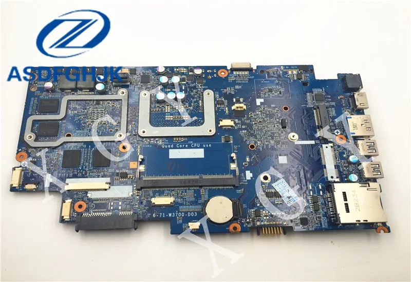 low cost 6-71-W3700-D03 Laptop Motherboard for clevo FOR Raytheon for ...