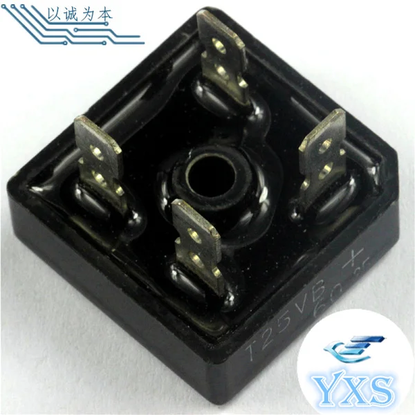 10pcs/lot S25VB60 25A / 600V rectifier bridge pile small side rectifier ...