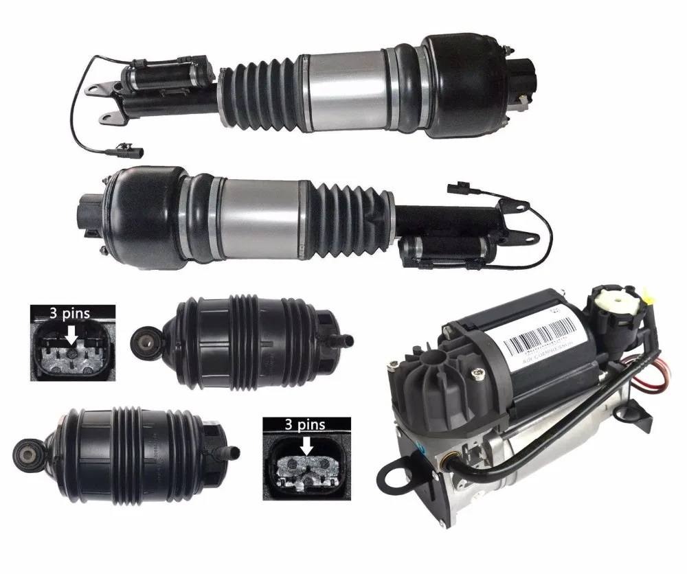 Resortes de aire delanteros y bolsa de resortes de aire traseros AP02 ...