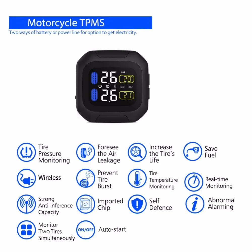 tire pressure monitor system Waterproof Lightning-proof General ...