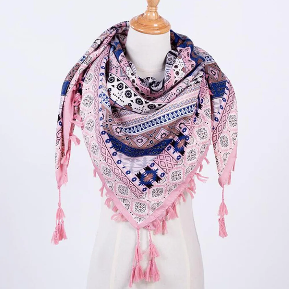 New Fashion Warm Women Scarf Ladies Square Scarves Autumn Winter Wraps ...