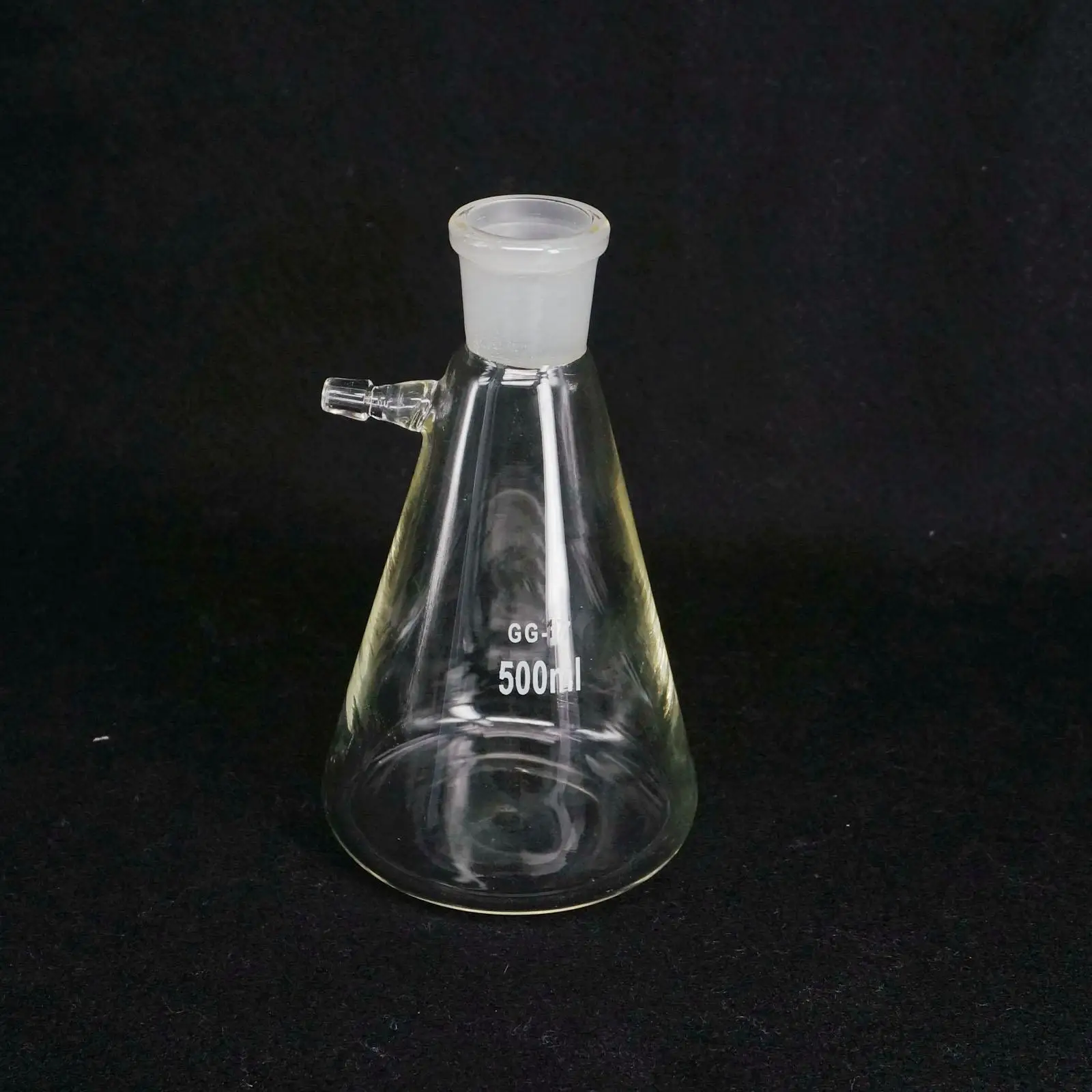 500ml 29 32 Ground Joint Conical Filter Flask With Side Arm Lab
