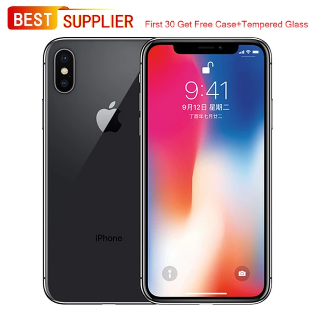 Original Unlocked APPLE iPhone X(5.8") Smartphone 64GB/256GB, 4G LTE ...