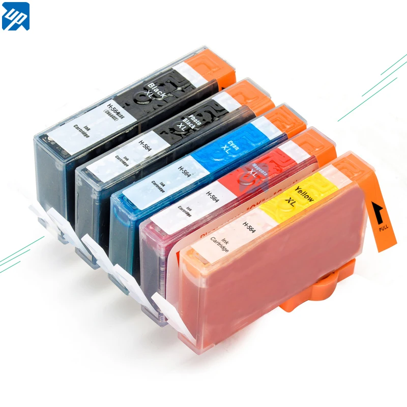 Cartucho de tinta para hp up 5, compatível com hp 564 564xl, b8550 ...