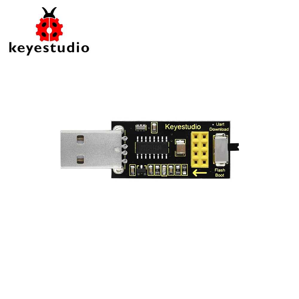 KEYESTUDIO-USB-to-ESP-01S-ESP8266-Programmer-Module-Serial-Port-Shield ...