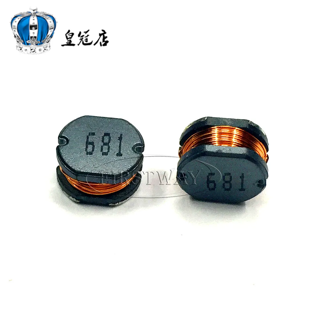 Indutor de energia com chip cd105, 680u, 0,45a, impressão 681, 10*9*5 ...