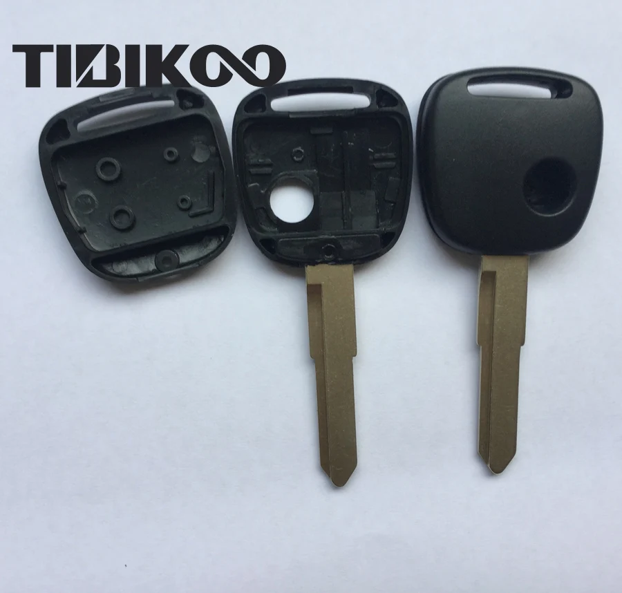 Uncut Blade Car Key Blanks Case For Mazda 1 Button Remote Key Shell For ...