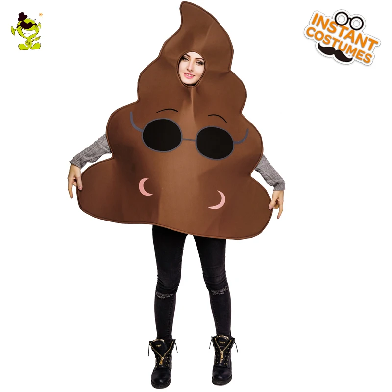 New Funny face Emoji Party Cool Poop Costume Cosplay Sponge Clothes ...