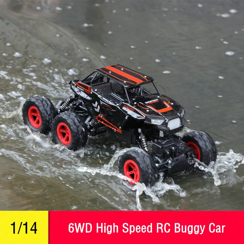 1/14 RC Car 6WD 2.4Ghz Remote Control High Speed Off Road Truck Vehicle ...