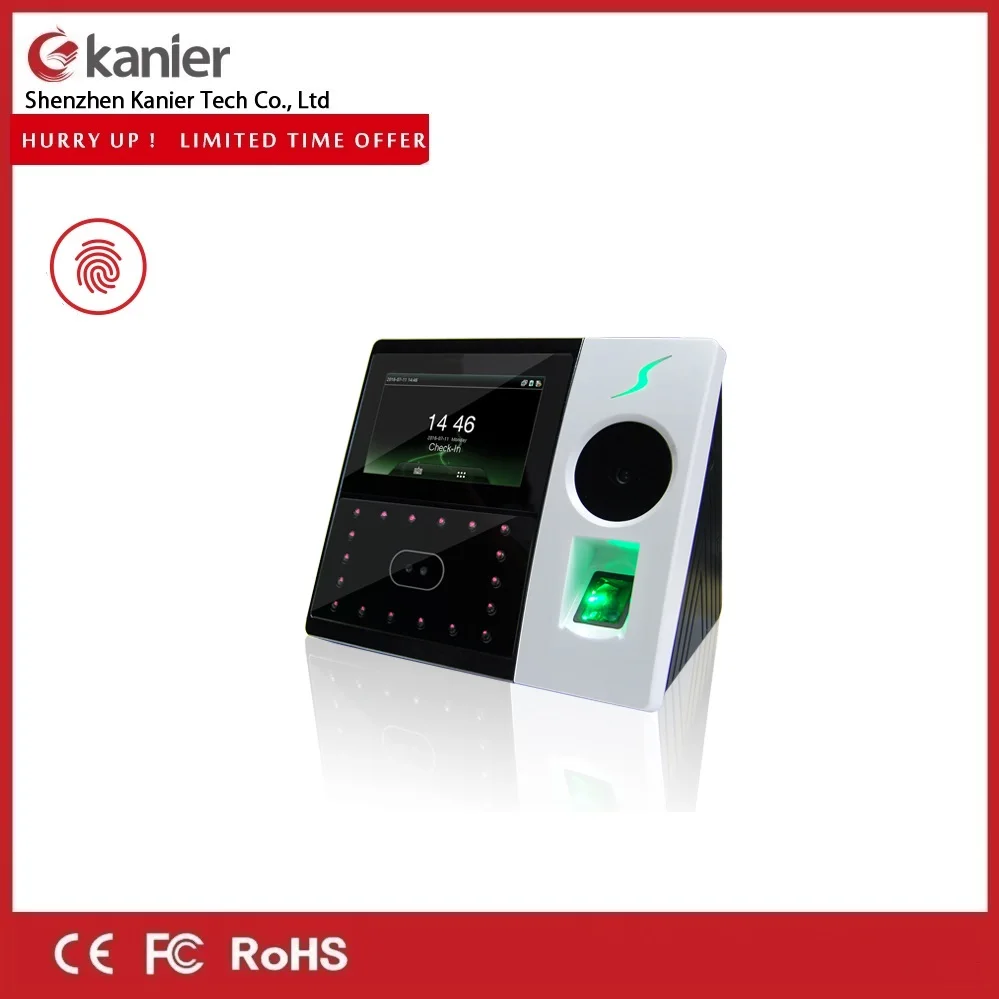 Zk Palm And Face Recognition Multi Biometric Sms Time Attendance Access Control System With