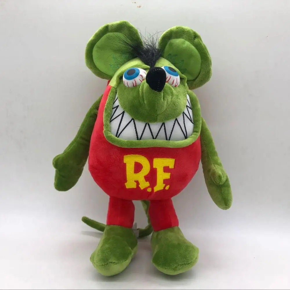 30cm-Anime-Cartoon-Tales-of-The-RAT-FINK-GREEN-PLUSH-Mouse-Fink-Plush ...