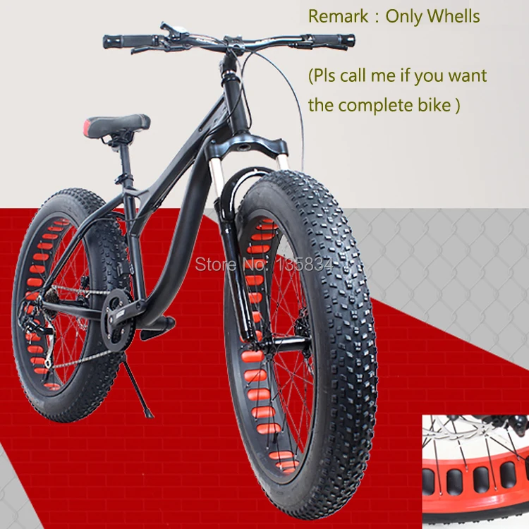 26*4.0" Widen Tire Chao Yang Tire 36 Holes 1 Pairs Aluminium Alloy Rim ...