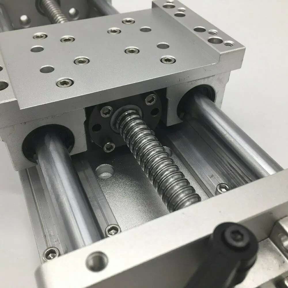Precision C7 Slide Linear Stage 100MM Stroke Heavy Load Manual Sliding ...