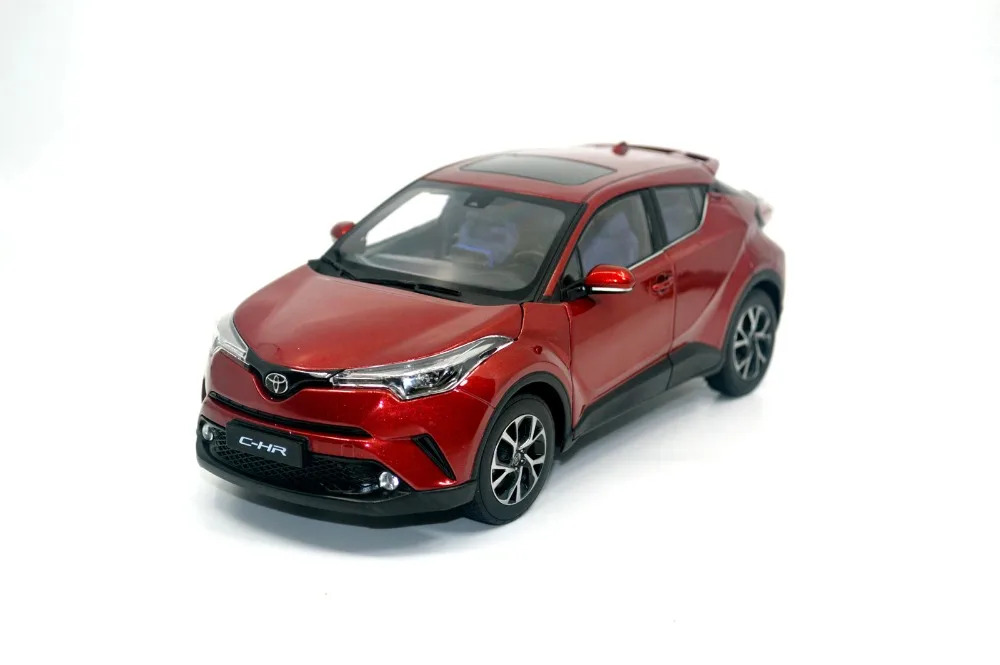 Toyota C HR CHR 2019 escala 1:18, simulación estática roja, fundido a ...