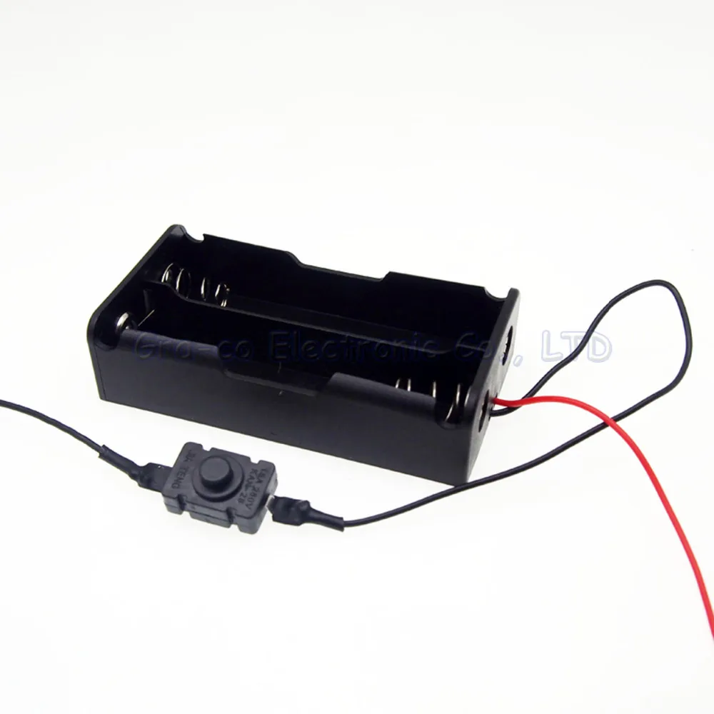 5pcs 18650 Battery Case Holder 2*18650 Battery Storage Box 2*3.7V with ...