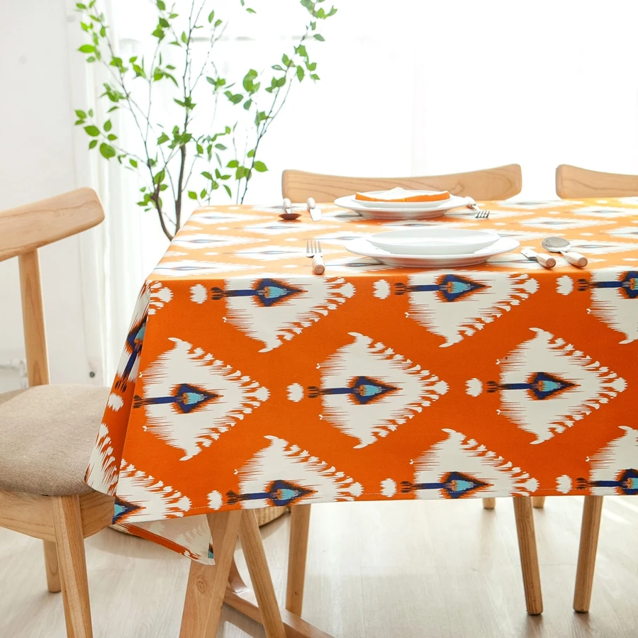 ROMANZO 2018 New Cotton Fabric Dining Tablecloth Rectangle Coffee Table ROMANZO 2018 New Cotton Fabric Dining Tablecloth Rectangle Coffee Table