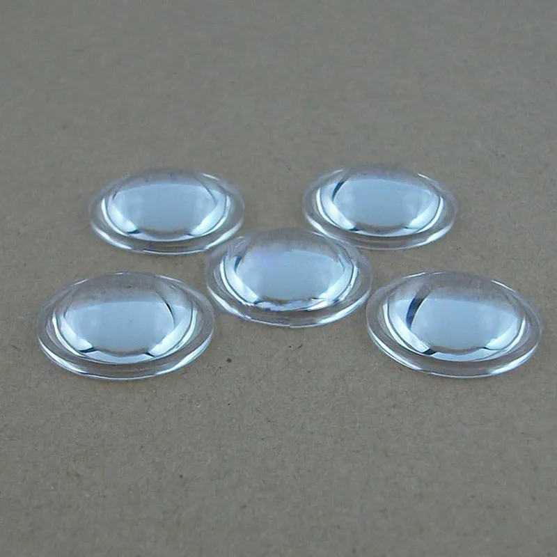 5PCS Acrylic Aspheric Focal Length 18mm Plastic LED Optical Plano ...