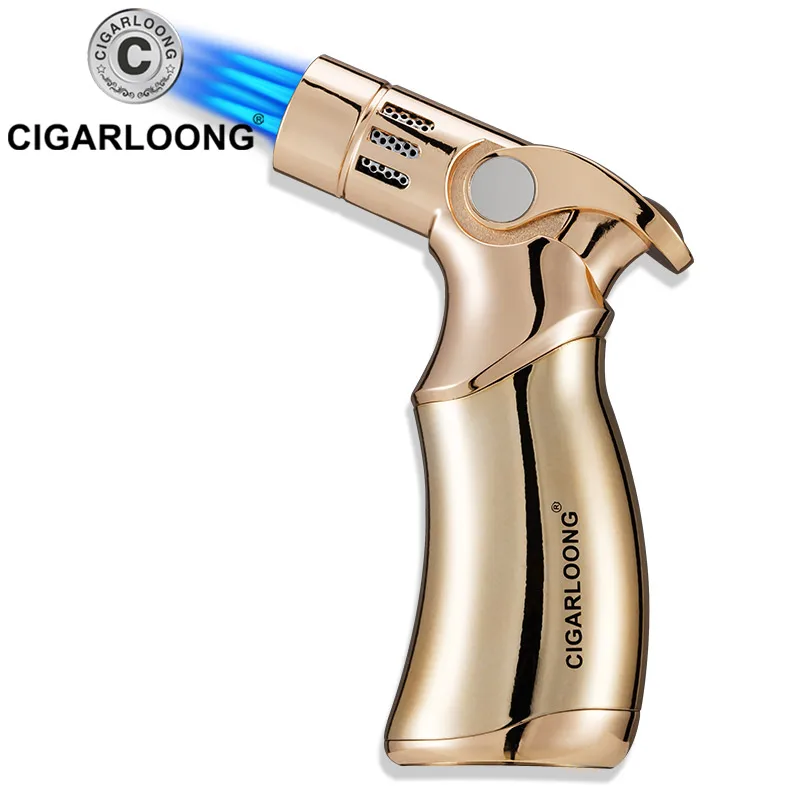 CIGARLOONG cigar straight windproof metal lighter portable stainless ...