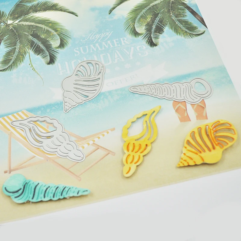 Happymems-Sea-Theme-Shell-Cutting-Dies-Stencils-DIY-Scrapbooking ...