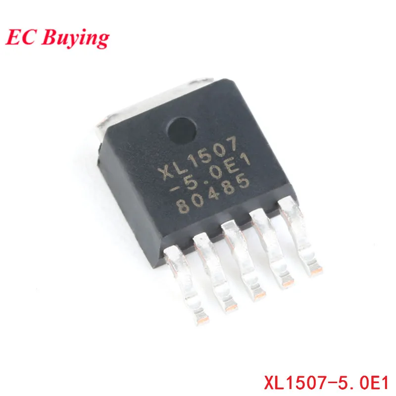 5pcs-lot-XL1507-XL1507-5-0E1-TO252-5-3A-5V-150khz-Step-Down-Buck-DC ...