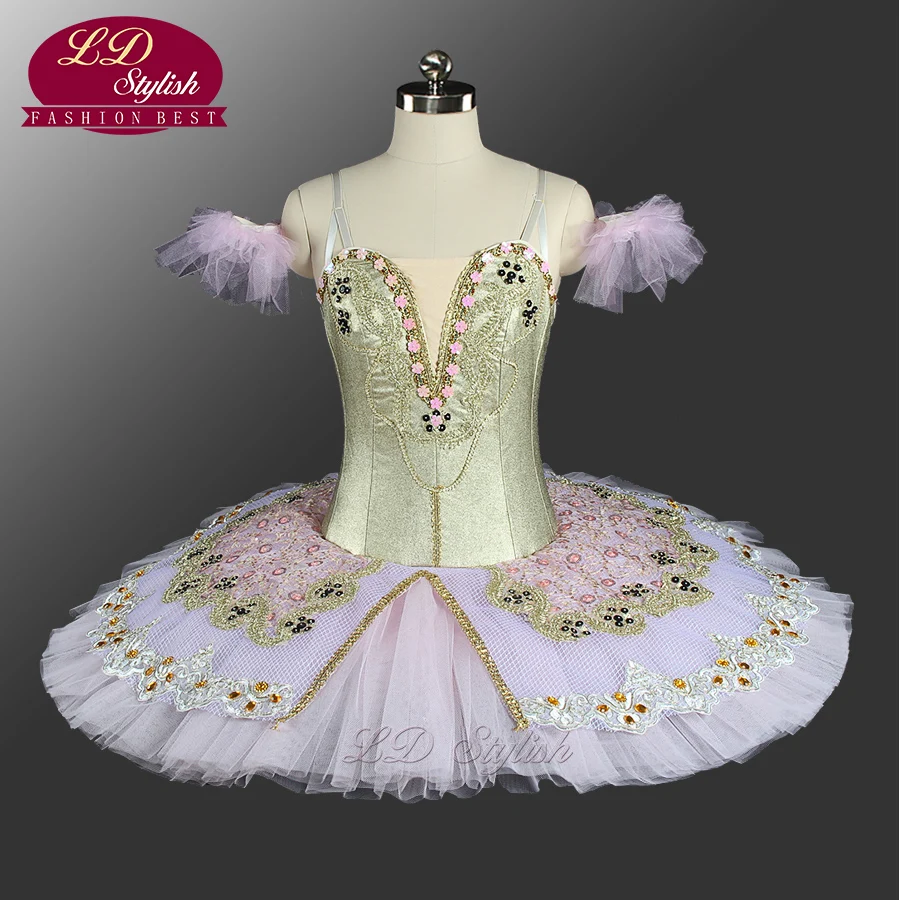 Gold Pink Professional Ballet Tutus Ballet Tutu For Girls Tutu De Danse ...