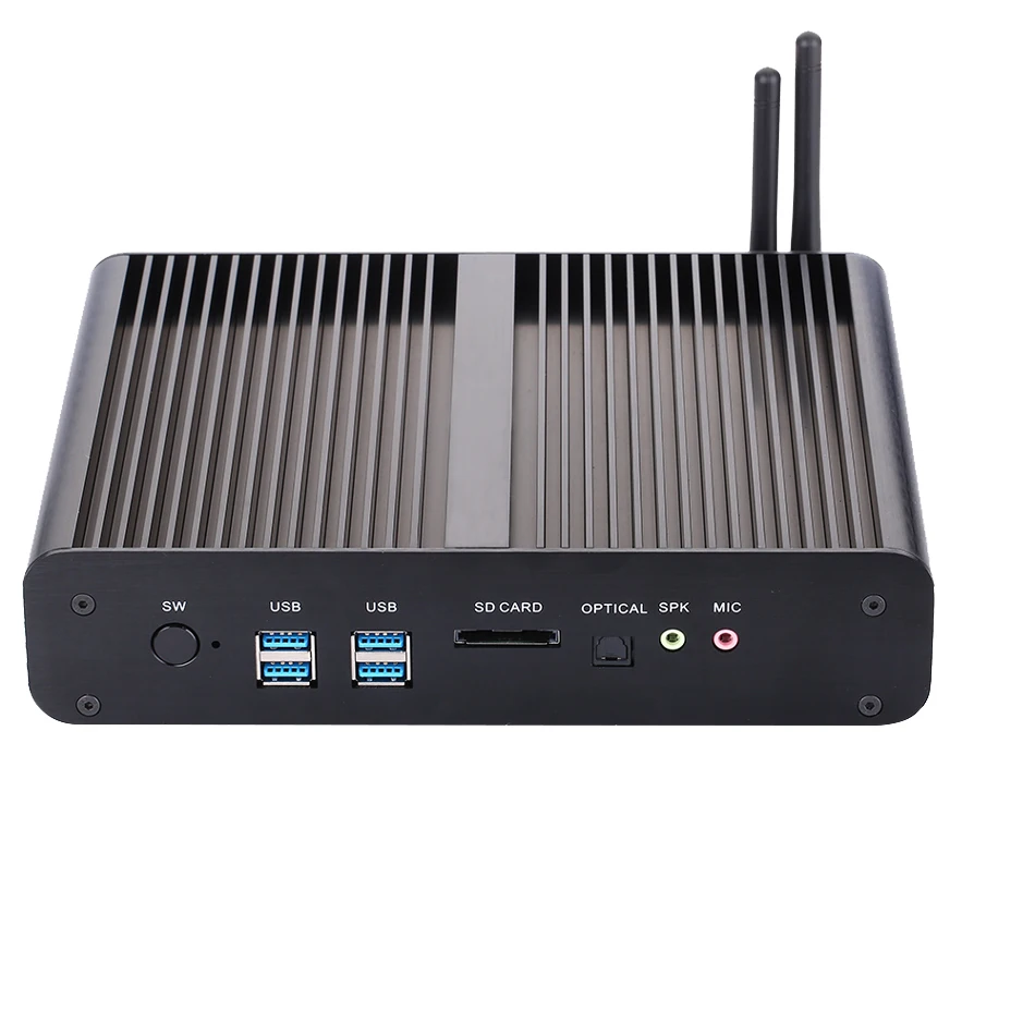 HUNSN Fanless Mini PC,Desktop Computer,Windows 10/Ubuntu,Intel Core I7 ...
