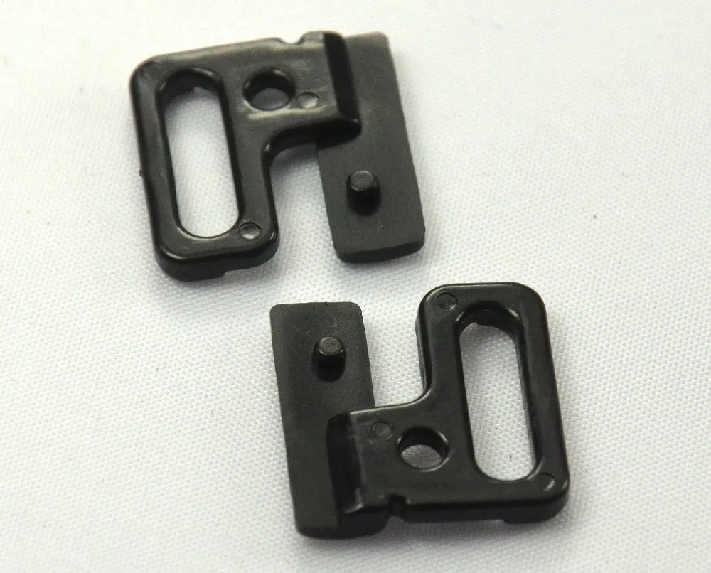 50piece-Craft-Plastic-Black-Rectangle-Tape-Closure-Hook-Clasp-Fastener ...