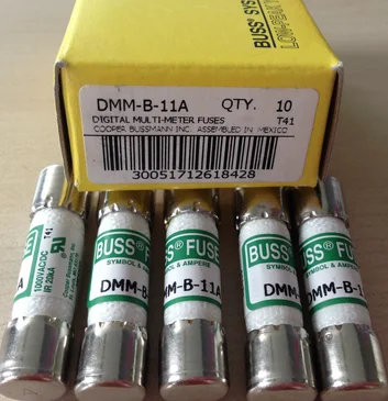 1000V DMM-B-11A DMM 11 A BUSS FUSE AMP for FLUKE DIGITAL MULTIMETER ...