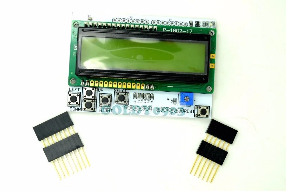 Linksprite 16x2 lcd teclado escudo para arduino v2|shield for arduino|shield v2shield lcd 16x2 ...