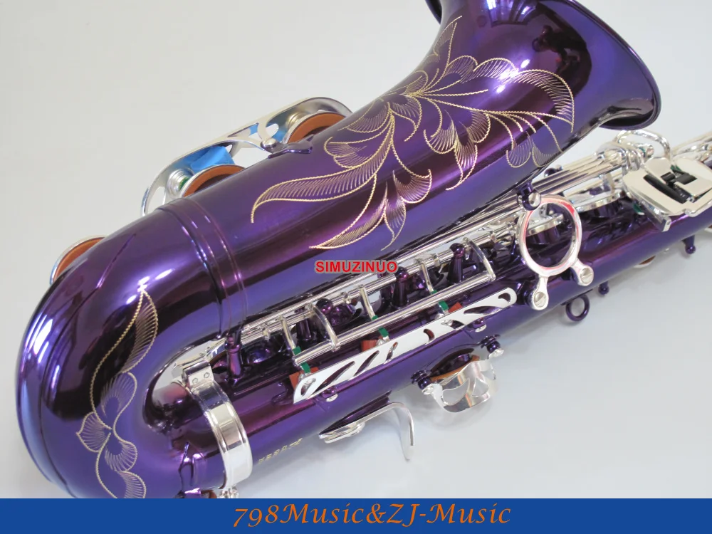 Purple Tenor Saxophone