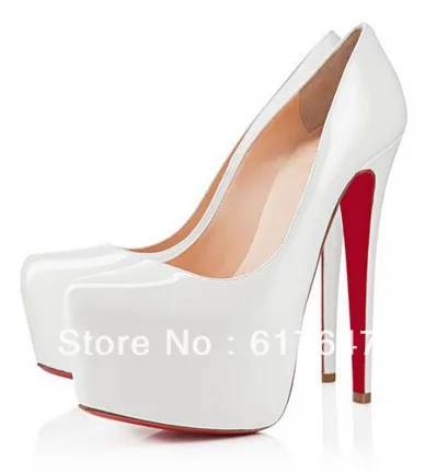 Free Shipping Women Red Bottom 16 CM High Heels Big size 11 12 13 14 ...