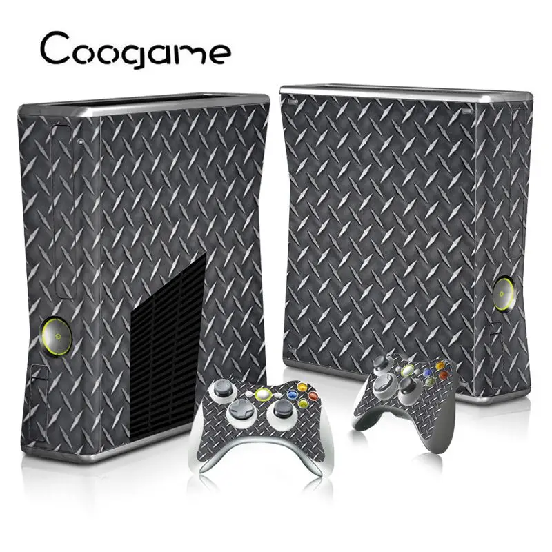 Perfect Protector Skins For Microsoft Xbox 360 Slim Console & 2 ...