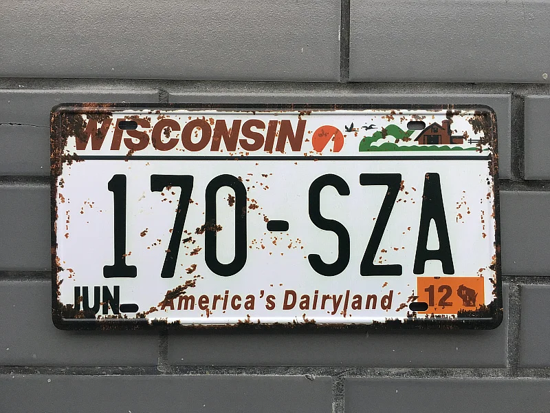 United States Shabby Chic Car License Plates Decorative Metal Signs ...
